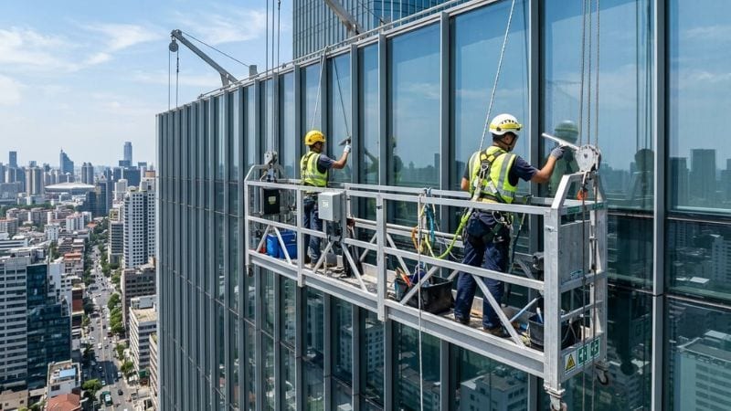 Rope Suspended Platforms: Safe & Flexible for High-Rise Work